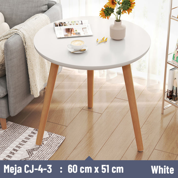 Meja Bulat Minimalis Meja Multifungsi Meja Tamu cj-4 Meja Kopi Meja ...