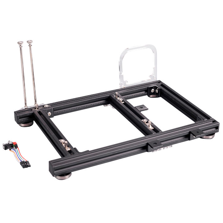 Open Frame Aluminum Alloy DIY Computer PC Case Chassis for ITX Black ...