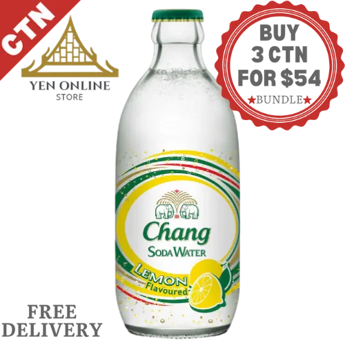 Chang Soda Lemon Water ( 24 x 325 ML ) | Lazada Singapore