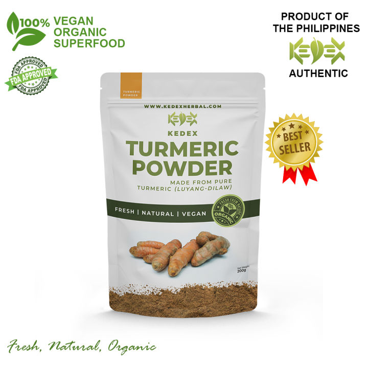 100% Pure Natural Turmeric Curcumin (Luyang Dilaw) Powder Tea Authentic ...