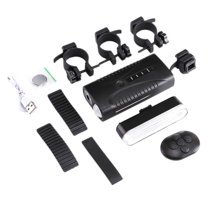 Bike Headlight Color Bike Tail Light Set with Turn Signals RGB Lights ...