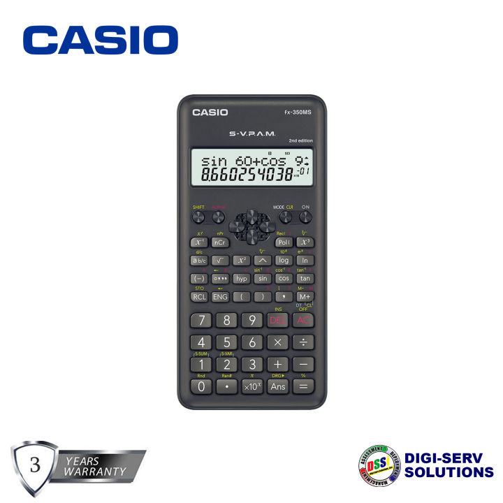 Casio FX-350MS 2nd Edition Standard Scientific Calculator | Lazada PH