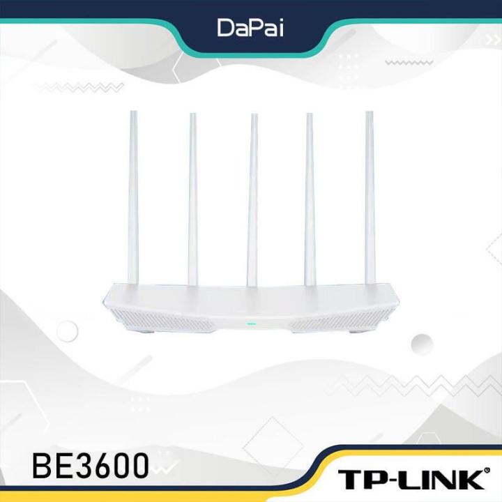 TP-LINK WiFi7 BE3600 Dual Band Router Gigabit Home High Speed Wall ...
