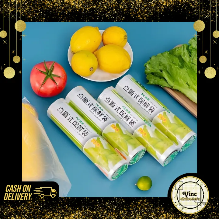 Plastik Roll Isi 50 Lembar Buah Sayur Food Grade/Plastik Gulung Buah ...