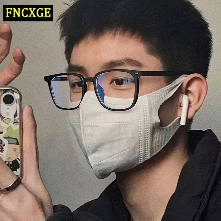 FNCXGE Ánh sáng xanh Kính cận thị Kính ánh sáng xanh Phụ nữ nam Kính mắt khung vuông Kính mắt ...