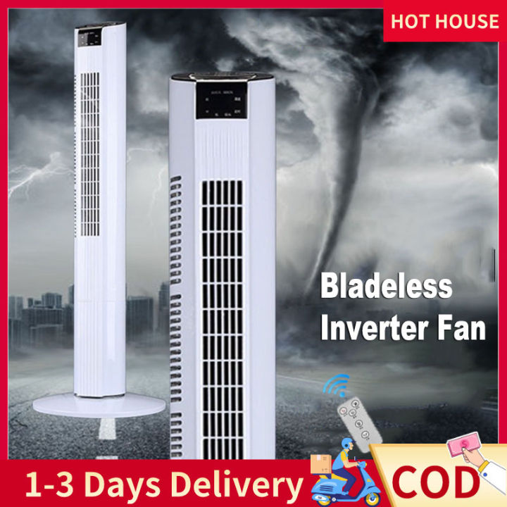 Inverter Electric Fan Tower Fan with Remote Control Bladeless Vertical ...
