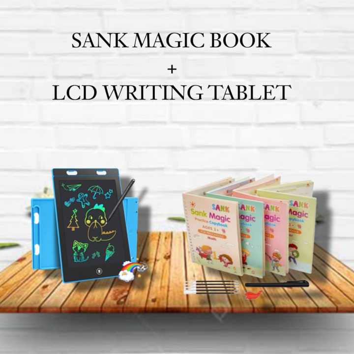 BUKU BELAJAR MENULIS ANAK Sank Magic Book 1 paket isi 4 in 1 set buku ...