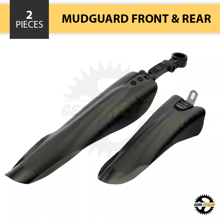 Front & Rear Mudguard Mountain Road Bike MTB Bicycle Fender Front Rear ...