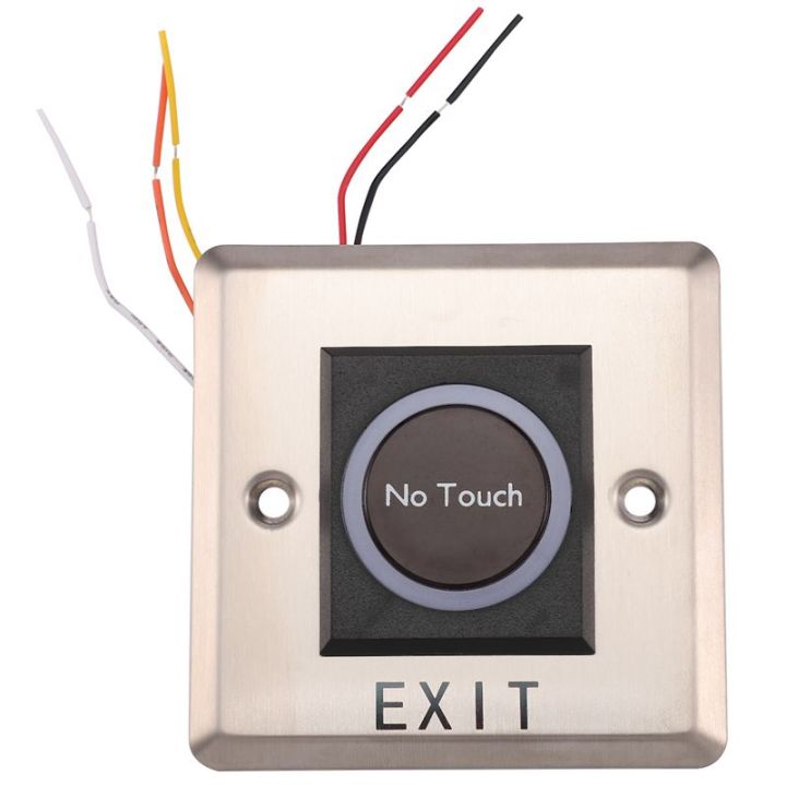 Infrared Sensor Switch No Contact Contactless Switches Door Release Exit Button with LED ...