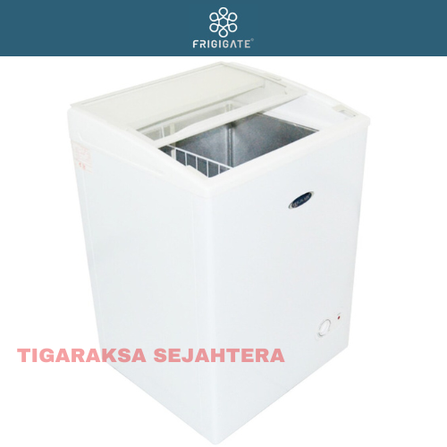CHEST FREEZER FRIGIGATE F 120 DS KAPASITAS 120 LITER FREEZER SLIDING ...