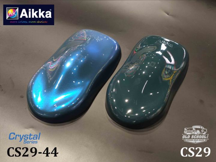AIKKA CS29-44 CASPIAN BLUE + CRYSTAL *** OLD SCHOOL ADD ON CRYSTAL ...