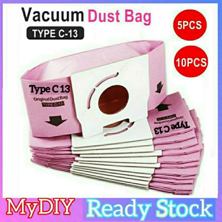💥READY STOCK💥 Panasonic Type C 13 Vacuum Cleaner Dust Bag For Panasonic ...
