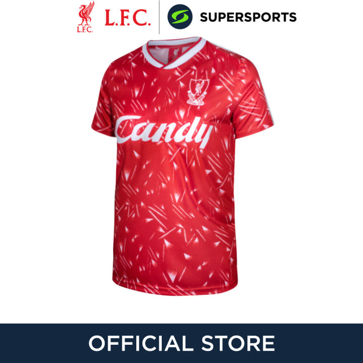 LIVERPOOL FOOTBALL CLUB เสื้อแข่งย้อนยุคทีมลิเวอร์พูล Retro Candy ชุด ...