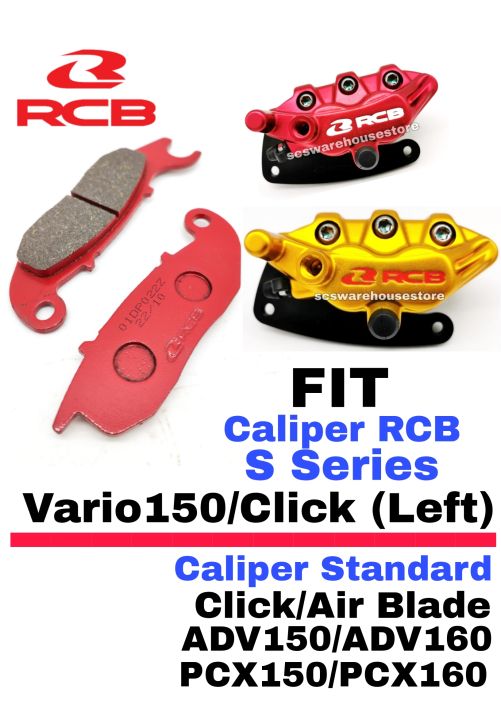 Front Disc Brake Pad Honda Vario 150 Click ADV150 ADV160 Air Brade ADV RCB Racing Boy Left ...