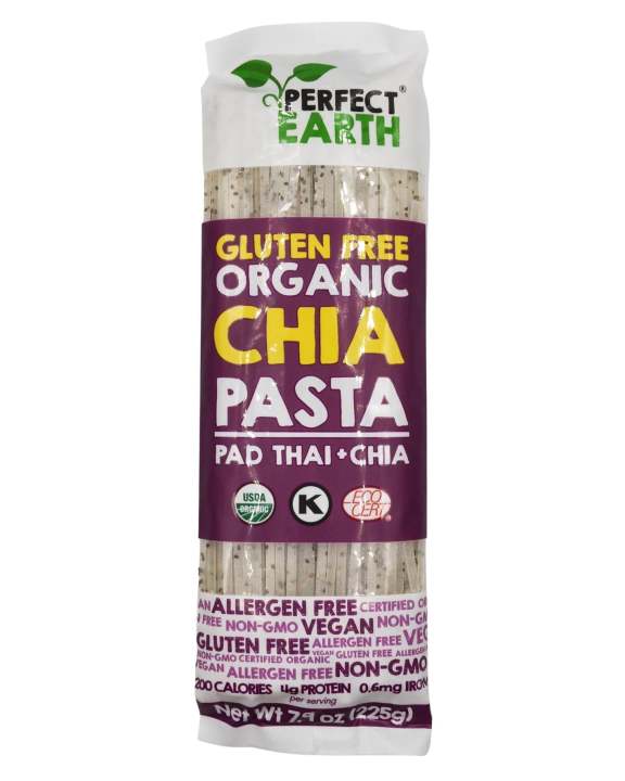 Perfect Earth Gluten Free Organic Chia Pasta - Pad Thai & Chia (225g ...