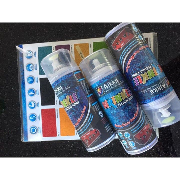 AIKKA Wrinkle Texture Paint - 400ml Aerosol Spray | Lazada