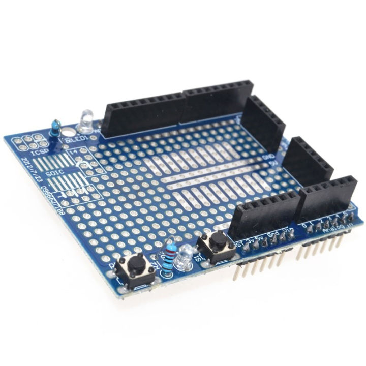 Based on the ARDUINO UNO ProtoShield UNO Proto Shield prototype expansion board and SYB-170 mini ...
