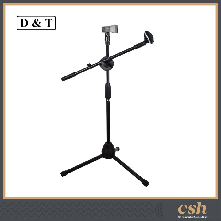 D&T MS100 / MS200 Microphone Stand Mic Stand With Mic Holder | Lazada
