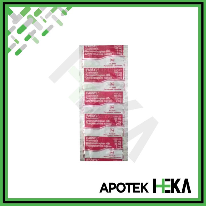 Ifarsyl Kaplet Strip isi 10 Tablet - Obat Batuk Alergi | Lazada Indonesia