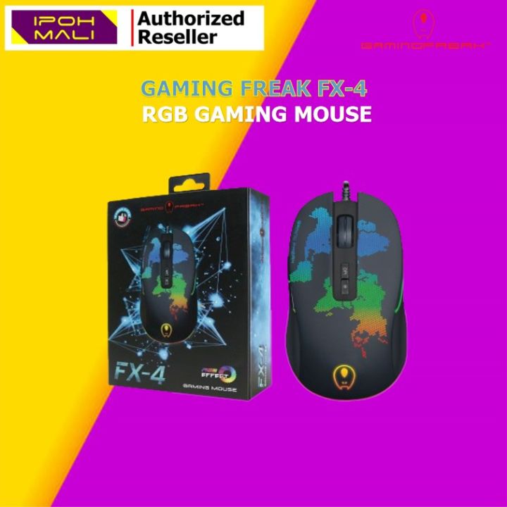 GAMING FREAK GAMING MOUSE FX-4 RGB EFFECT | Lazada