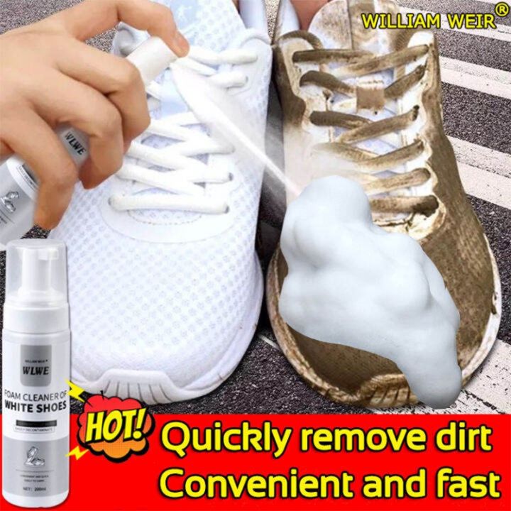 WILLIAM WEIR White shoe cleaner sneaker cleaning sports shoe whitener ...