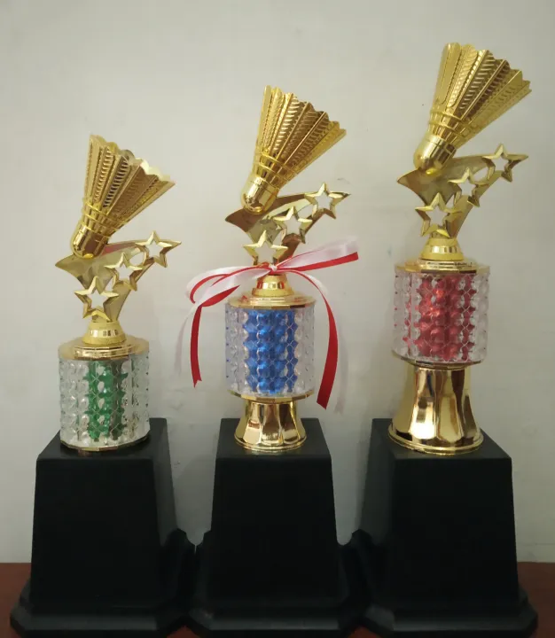 Piala Tabung Kristal Shuttlecock | Lazada Indonesia