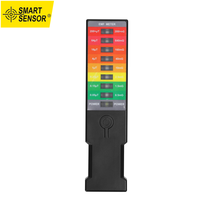 Smart Sensor Portable Electromagnetics Field EMF Gauss Meter Handheld ...