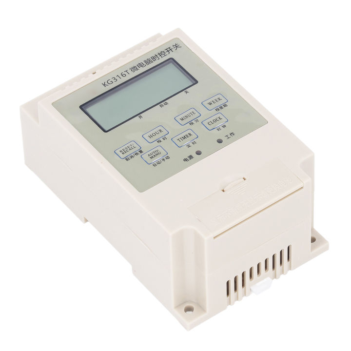 Electronic Timer Switch, Programmable Time Control Switch 220V 25A for ...