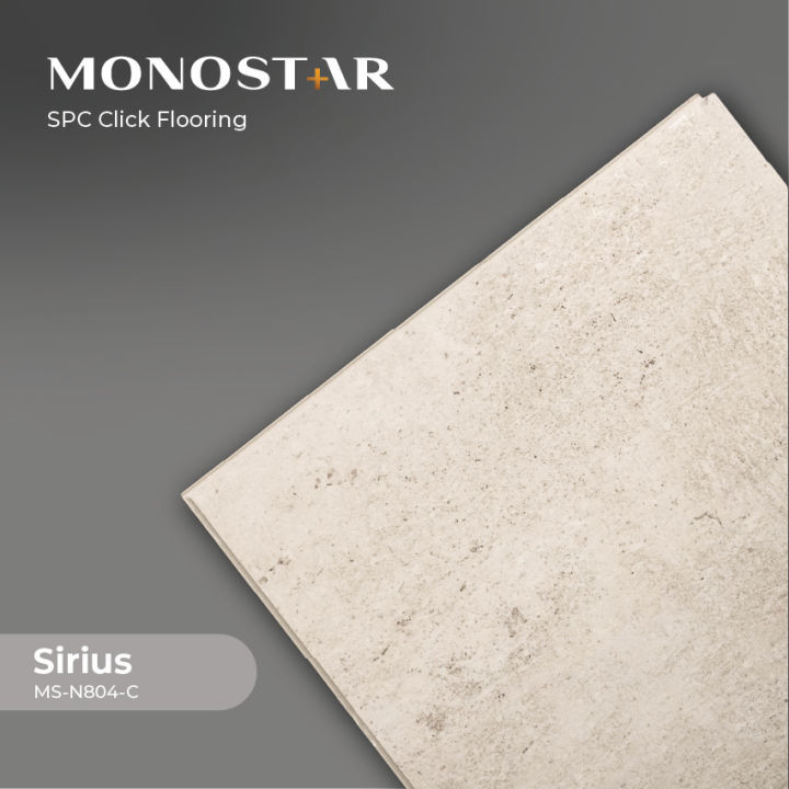 MONOSTAR SPC Click Flooring – Lantai SPC Klik - SIRIUS STONE | Lazada ...