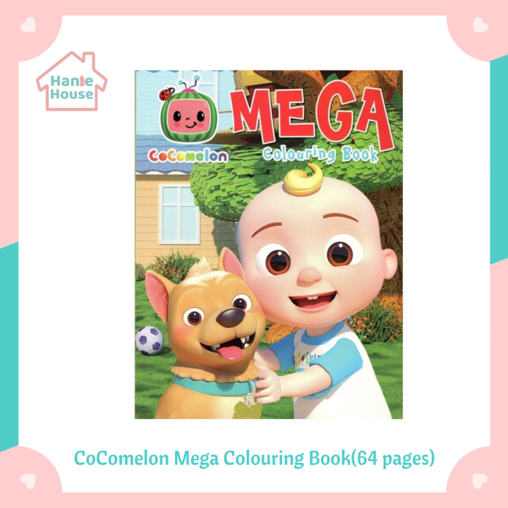 CoComelon Mega Colouring Book For Kids With 64 Pages | Lazada