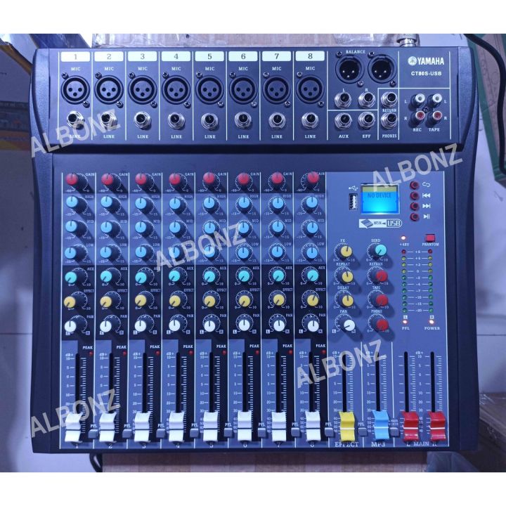 Yamaha 80S-USB/BT 8 Channel Professional Mixer | Lazada PH
