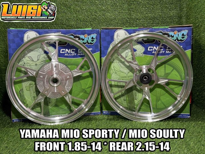BOM RANGSIT CNC MAGS G-RACING 14s 5 SPOKES YAMAHA MIO SPORTY / MIO ...
