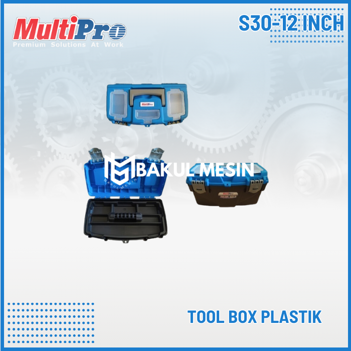 MULTIPRO Toolbox Plastik 12 inch alat pertukangan toolbox plastic S30 ...
