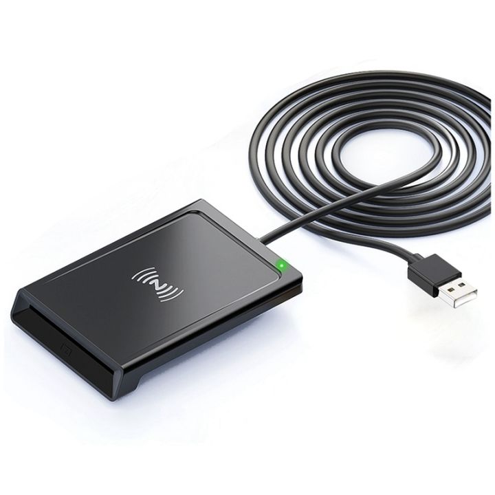 【Latest model】Dual-Function 2-In-1 Contact+ NFC Smart Card Reader ...