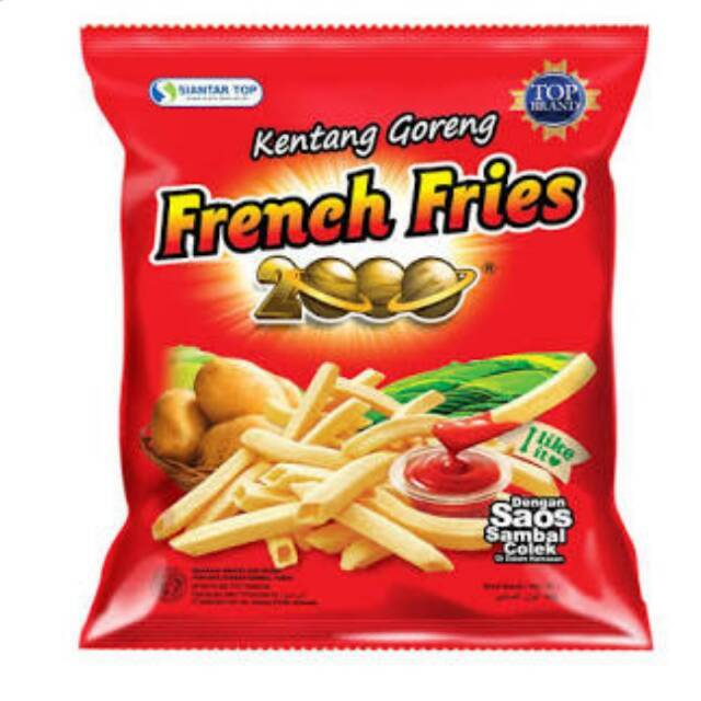 French fries 2000 62 gram | Lazada Indonesia