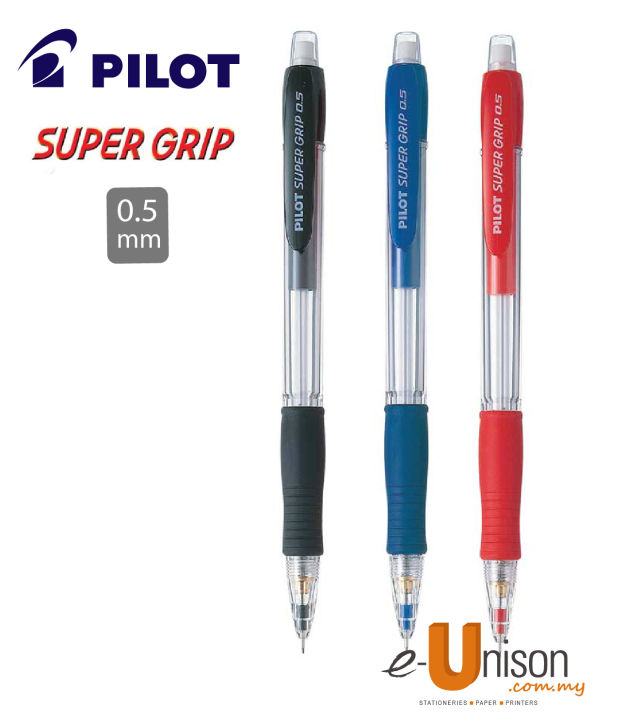 PIlot Supergrip Mechanical Pencil 0.5mm (Random Colour) | Lazada