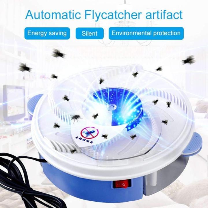 Fly Trap Insect Killer Device with Trapping Food Electric Fly Catcher ...