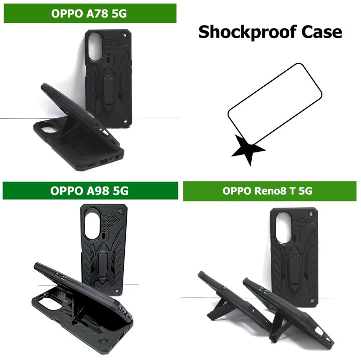 เคส OPPO A78 5G , A98 5G , OPPO Reno8 T 5G - เคสหุ่นยนต์ ออปโป้ กันกระแทก ตั้งได้ | Lazada.co.th