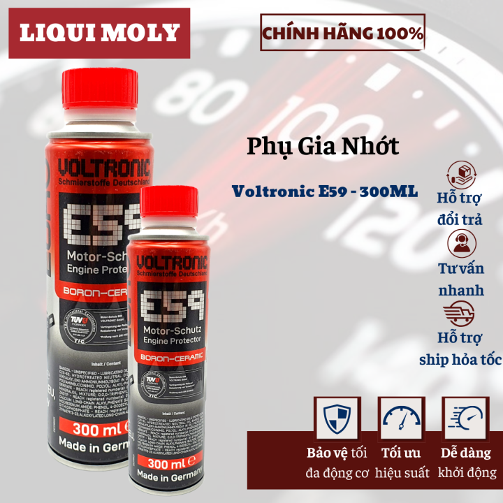 Voltronic E59 Phụ gia phủ sứ bảo vệ động cơ 300ML- Sản xuất tại Đức | Lazada.vn
