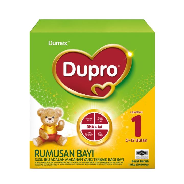 Dumex Dupro Step 1 Infant Milk Formula 0 - 12 months 1.8kg | Lazada