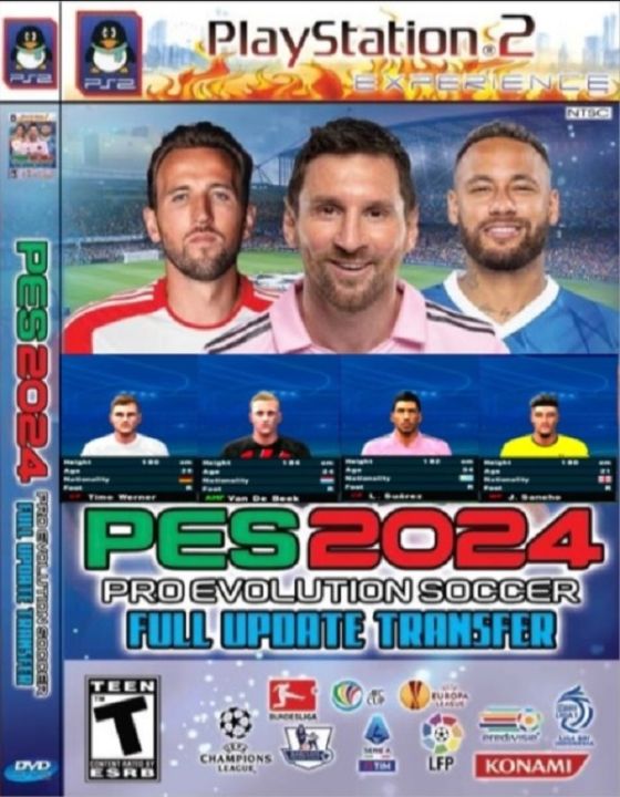 PES 2024 Efootball 2024 PS2 Playstation 2 ปิดตราดหน้าหนาว ภาษาอังกฤษ ...