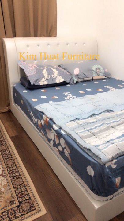 Kim Huat Furniture PVC Bed Divan Single / Super Single / Queen / King ...