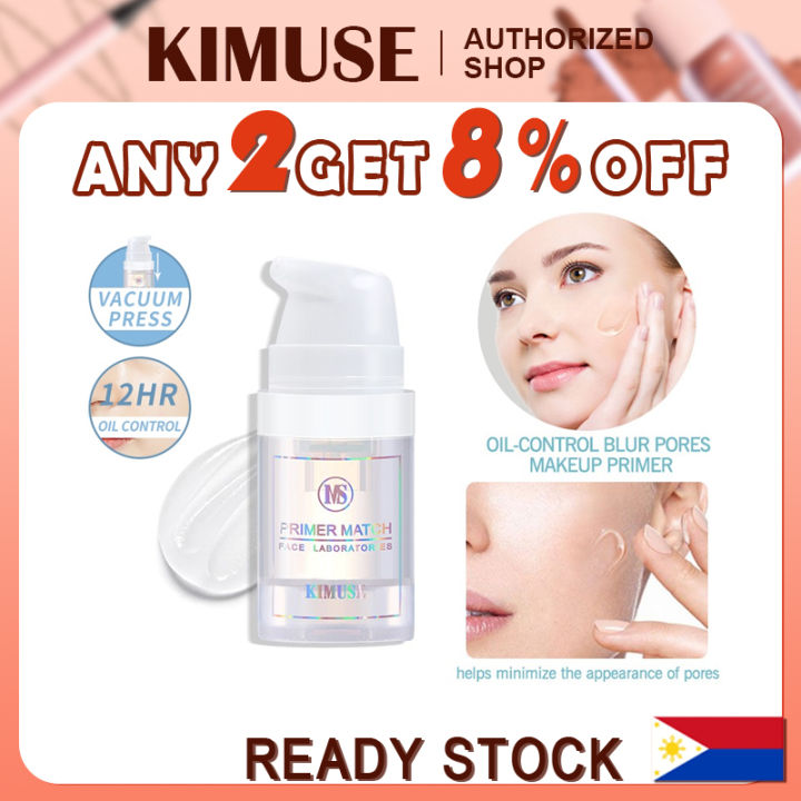 KIMUSE Foundation Primer Base Makeup Long Lasting 6ml for Travel Face ...