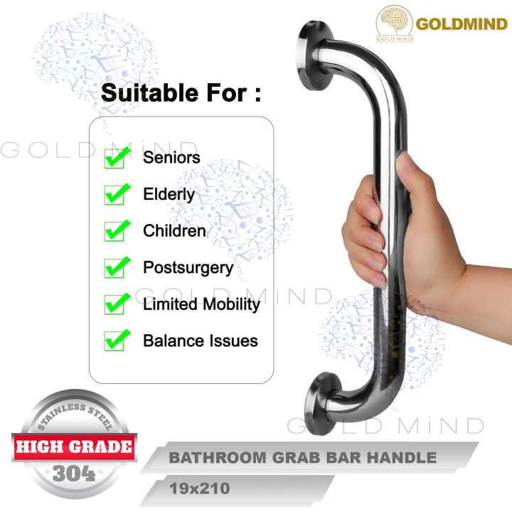 Safety Grab Handles For Bathroom Stainless Steel 304 | Lazada PH