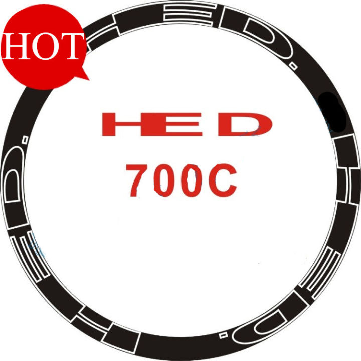 Sticker for HED 700C Bicycle Rims Clincher 30/40/50/60/70/88mm Decal ...