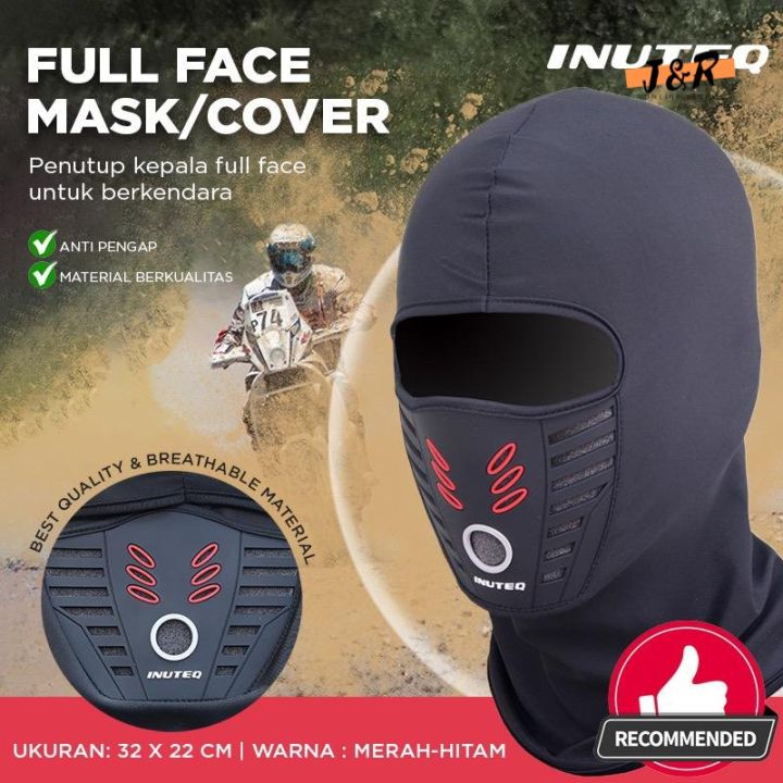 Masker Balaclava Ninja / Masker Full Face Pelindung Muka Dan Kepala ...
