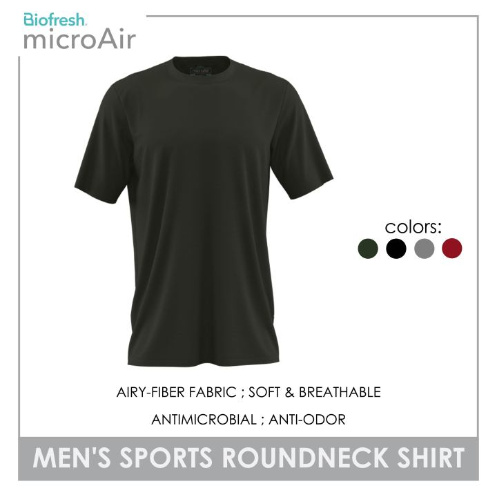 Biofresh Microair Men's Sports Roundneck Shirt 1 piece MUMSR3401 ...