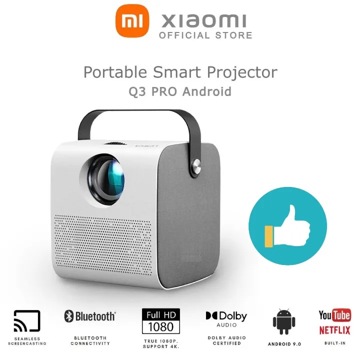 🔥2025 รุ่นใหม่🔥 Xiaomi Q3 Pro โปรเจคเตอร์ FHD 1080P | 8100 ลูเมน ...