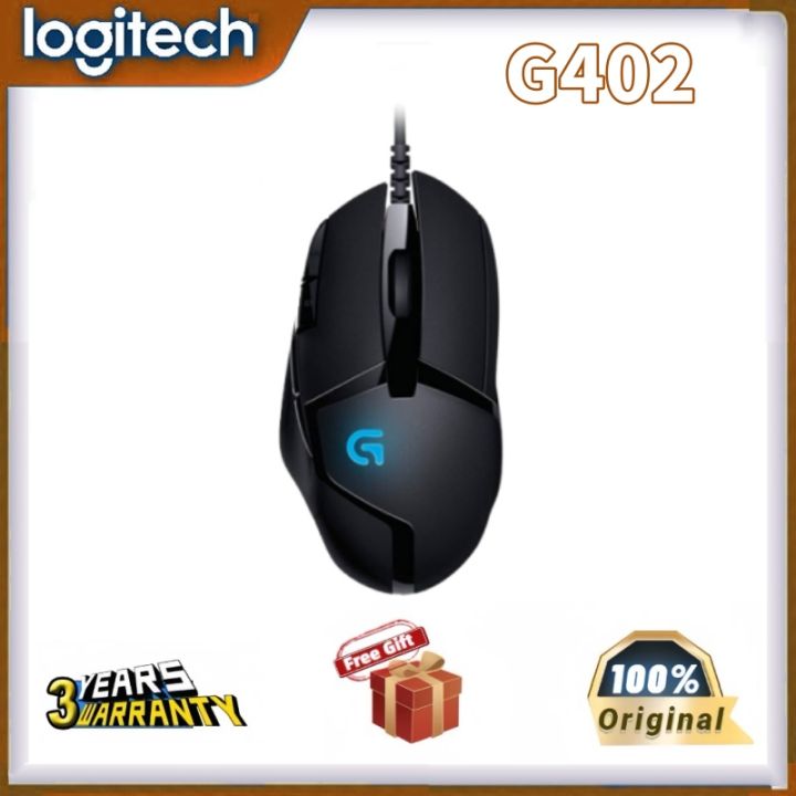 LOGITECH Signature G402 Wireless Mouse, Wired Gaming Mouse, 4000 DPI ...