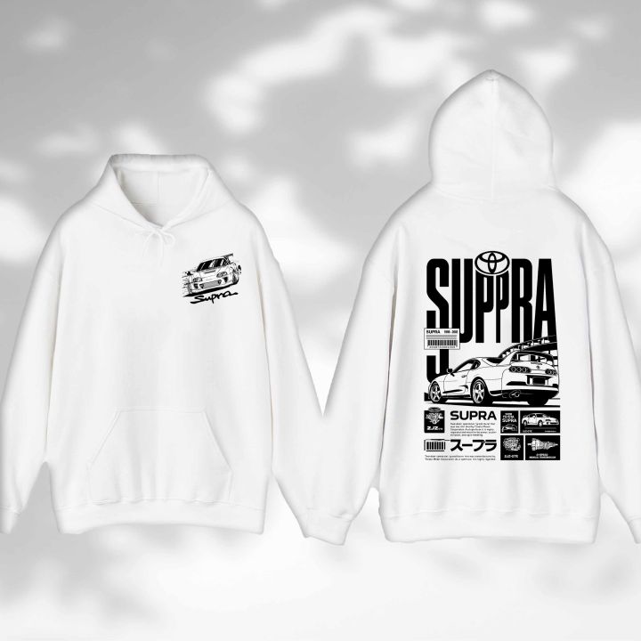 Toyota Supra Turbo Hoodie 🏎️🔥 | JDM Streetwear Racing Graphic ...
